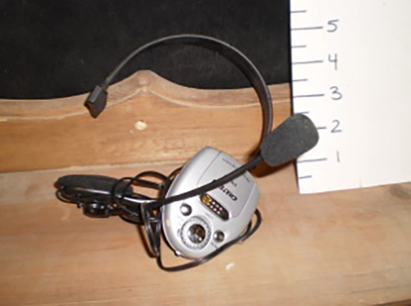 belt clip radio and headset - Props Inventory